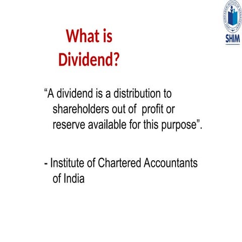 Walter’s model on dividend policy | PPTX