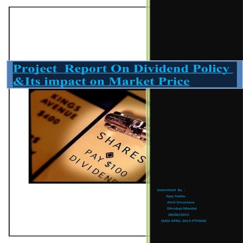 Dividend policy report | DOC