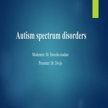 Autism | PPTX