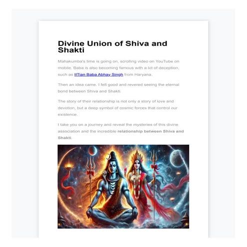 Divine union of Shiva and Shakti - Shakti and Shiva story.pdf