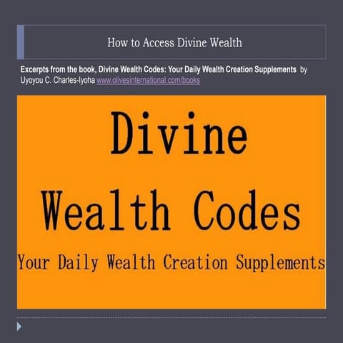 Divine wealth codes | PPTX