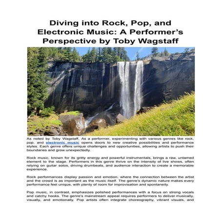 Diving into Rock, Pop, and Electronic Music_ A Performer’s Perspective ...