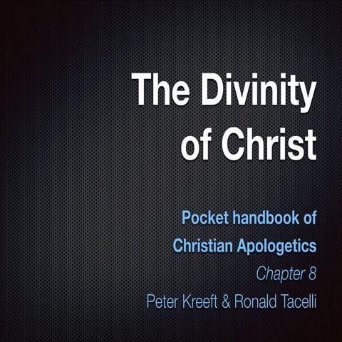 Apologetics: The Divinity of Christ | PDF | Christianity | Religion ...