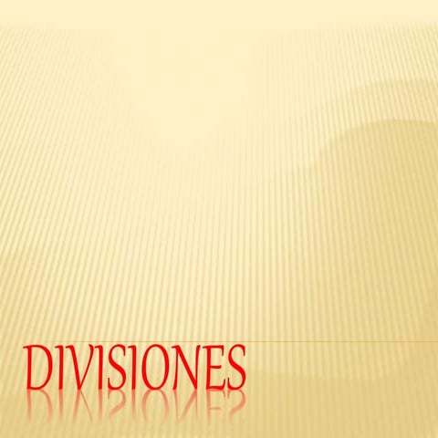 Ppt 3° básico división | PPTX