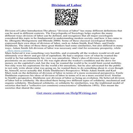 Division Essay Examples | PDF