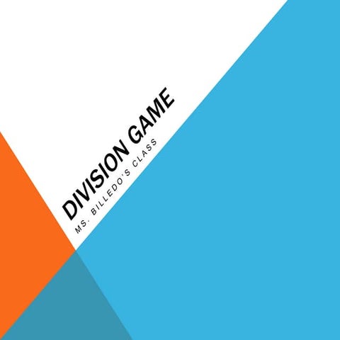 Division game | PPTX