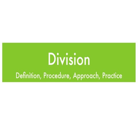 Division | PPTX