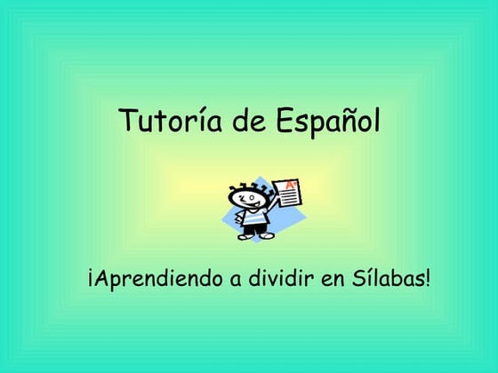 Silabas tonica y atona | PPT