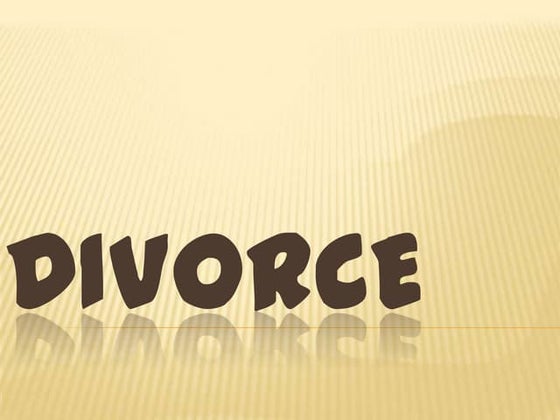 Divorce | PPT