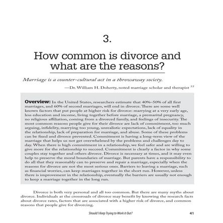 Reasons for Divorce | DOCX