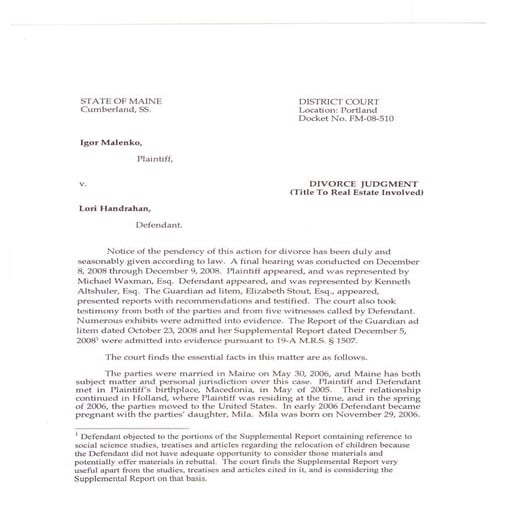 Divorce Decree | PDF