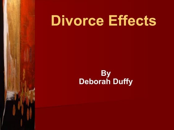Facts & figure about divorce in america | PDF