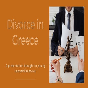 The Main Procedures for a Divorce in Greece | PPT