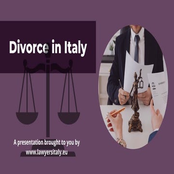 Divorce in Italy | PDF