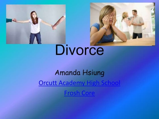 Facts & figure about divorce in america | PDF