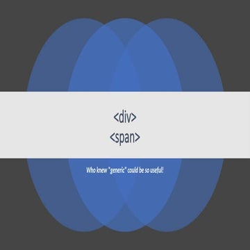 div_span talks about the div and the span elements | PPTX