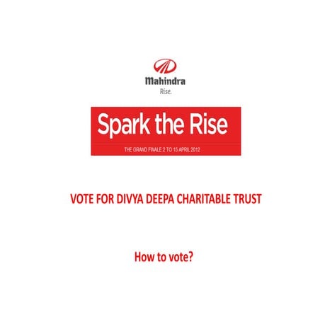 Divya deepa - Help them Rise!! | PPT