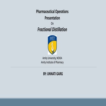 Fractional Distillation | PPTX