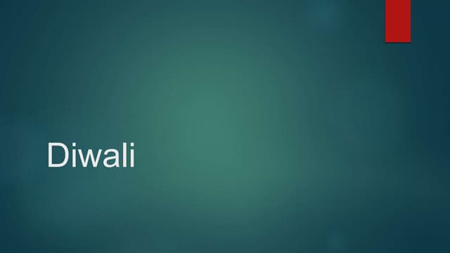 Diwali | PPT