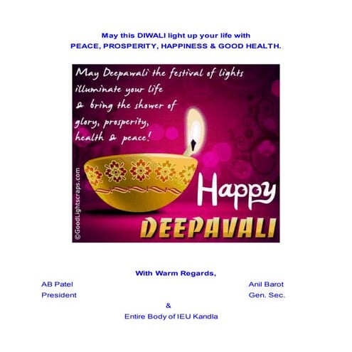 Diwali greetngs | DOCX