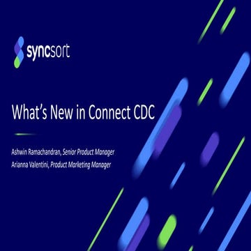What's New in Connect CDC | PDF | Databases | Computer Software and Applications