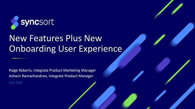 Whats New In Syncsort Integrate New User Experience For Fast Data