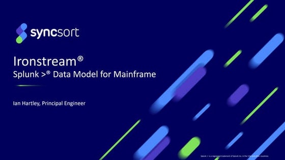 Using a Data Model to Bridge the Mainframe-Splunk Knowledge Gap | PPT