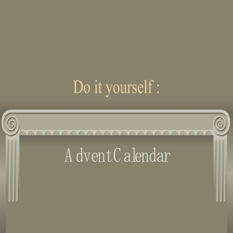 Diy Advent Calendar | PPS