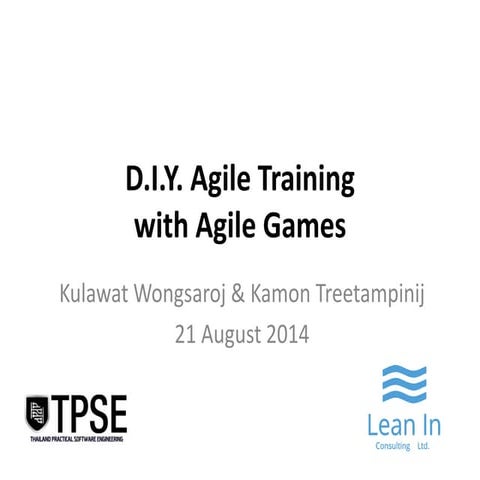 DIY Agile Training with Agile Game | PDF