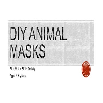 Diy animal masks | PPT