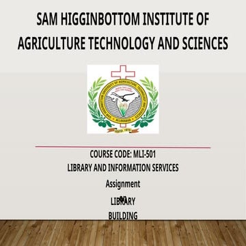 Library information and science pptx. 2024 | PPT