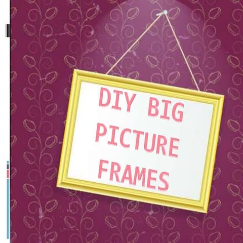 Diy photo frames | PPT