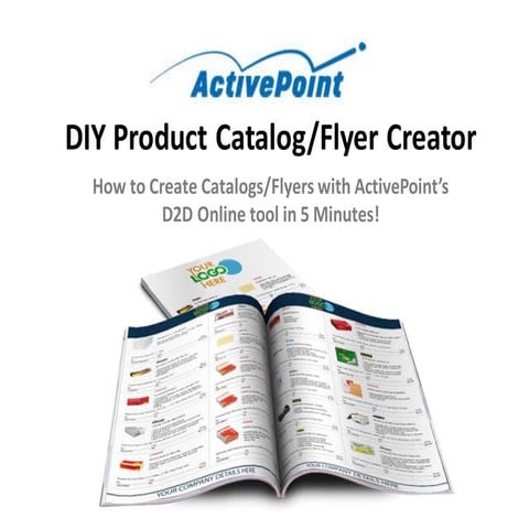 DIY Product Catalog/Flyer/Brochure | PDF