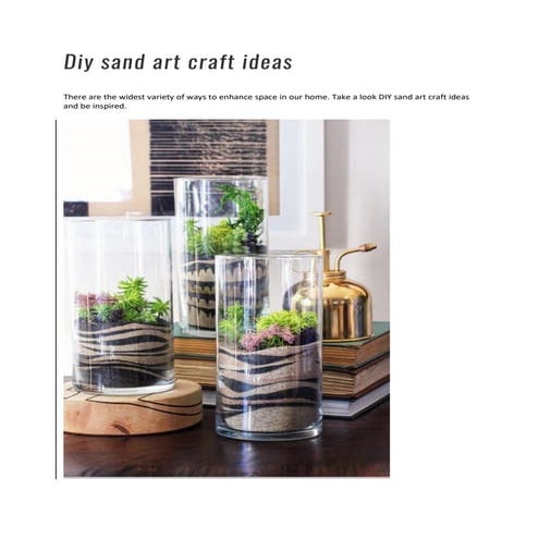 Diy sand art craft ideas | PDF