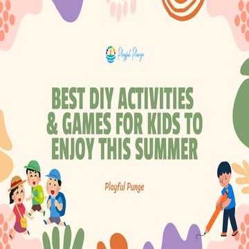 Think, Play, Grow: Easy At-Home Activities | Playful Plunge | PDF