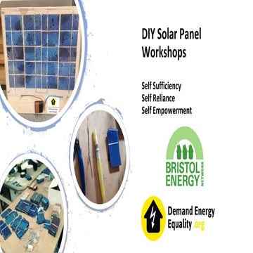 DIY Solar panel workshops from the UK to Africa | PPT