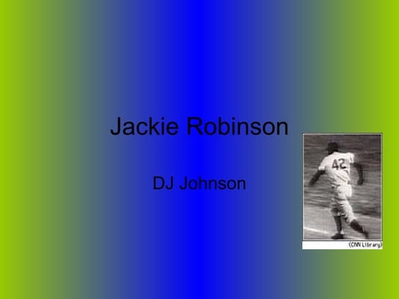 Jackie robinson | PPTX