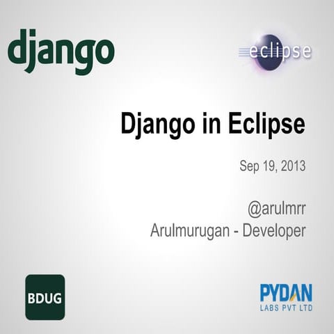 Django in Eclipse | PDF