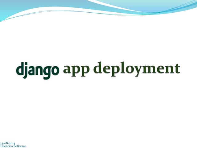 Django App Deployment In Azure By Saurabh Agarwal Ppt