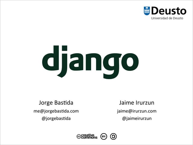 Desarrollo Web ágil Con Python Y Django Ppt