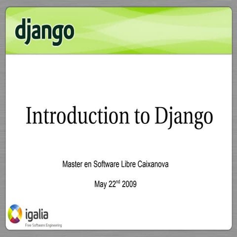 Django Intro | PPT