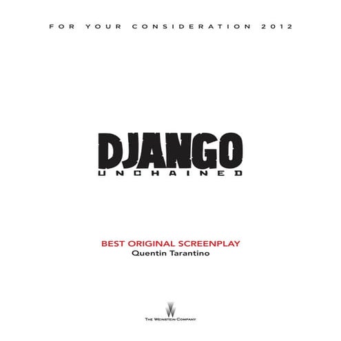 Django Screenplay | PDF