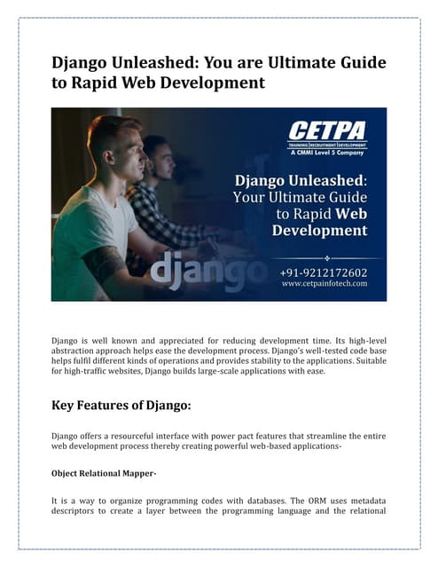 Django Unleashed - You are Ultimate Guide to Rapid Web Development.pdf Django Unleashed - You are Ultimate Guide to Rapid Web Development.pdf