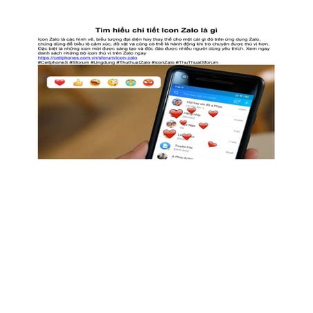 Tìm hiểu chi tiết về Icon Zalo là gì | DOCX