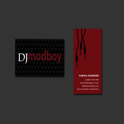 DJ Modboy Business Card | PDF