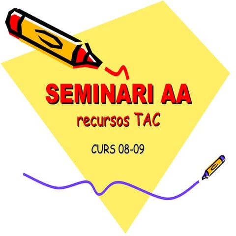 Seminari TIC 1 | PPT