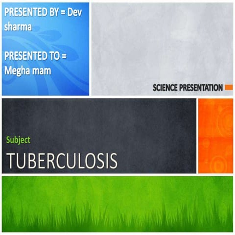 MDR Tuberculosis Case Presentation & Some facts About MDR/XDR TB | PPTX