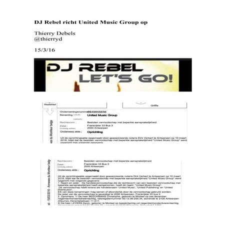 DJ REBEL richt United Music Group op | DOC