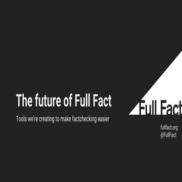 Full Fact and automated factchecking | PPTX