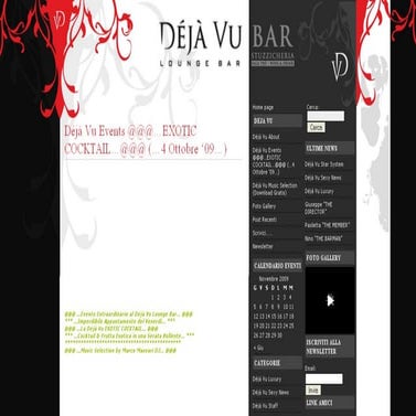 DéJà Vu Lounge Bar | PDF